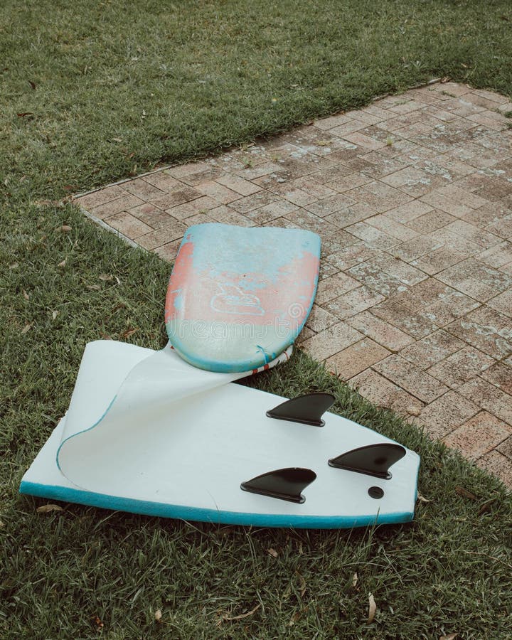 Broken Surfboard stock image. Image of trash, wedge, swim - 53016171