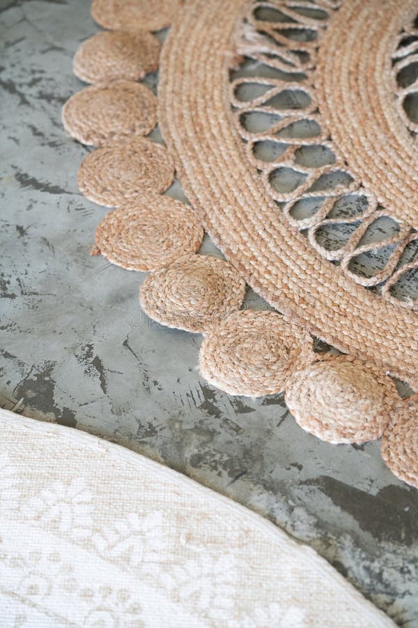 Vertical Shot of a Brown Floor Mat Edge Details Stock Image - Image of ...