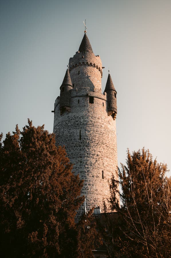 Vertical Shot of Burg Friedberg in Germany Stock Photo - Image of ...