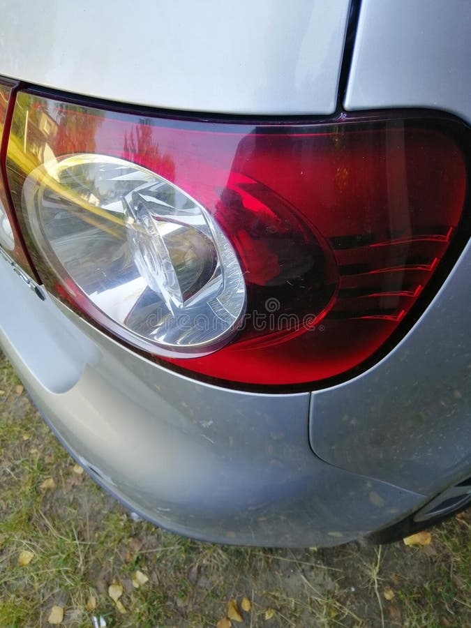 Vertical Shot of Car Rear Light Stock Image - Image of details ...