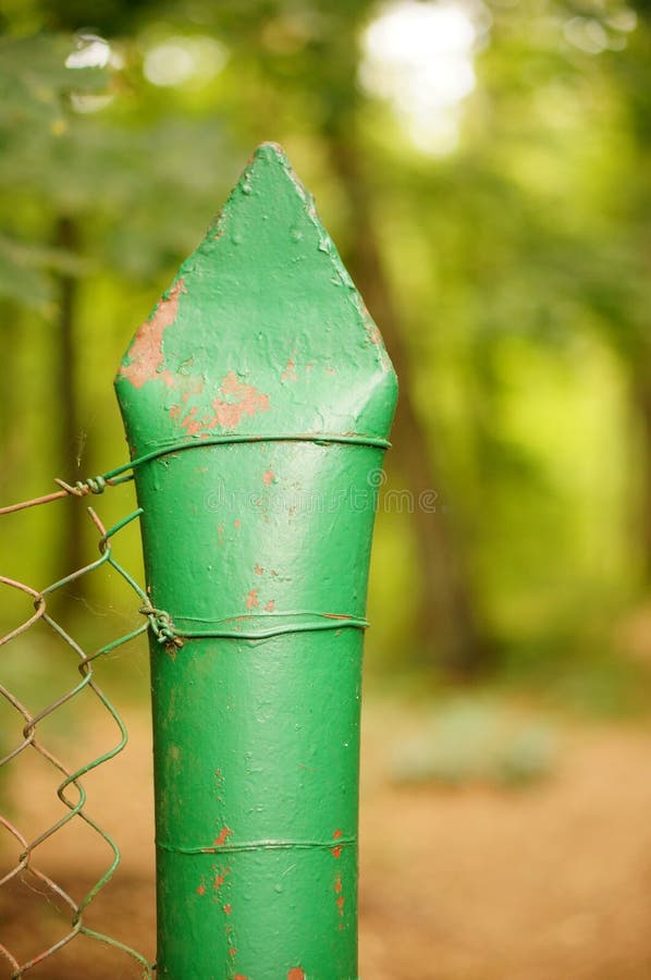 Vertical Shot of a Chain-link Fence Stock Photo - Image of detail ...