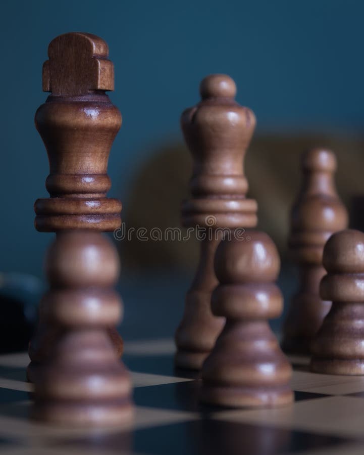 Vertical Shot of Chess Figures - the Concept of Overcoming the ...