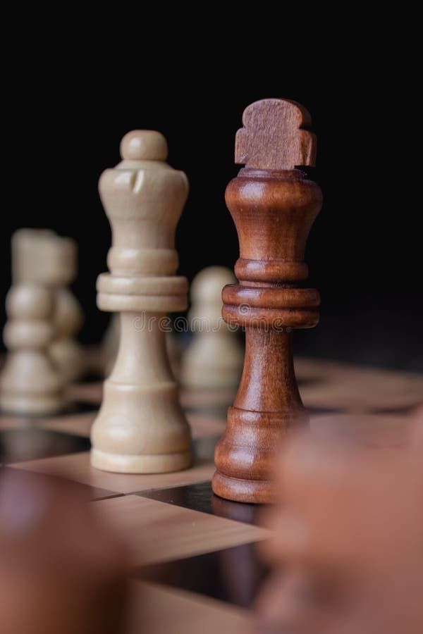 Vertical Shot of Chess Figures - the Concept of Overcoming the ...