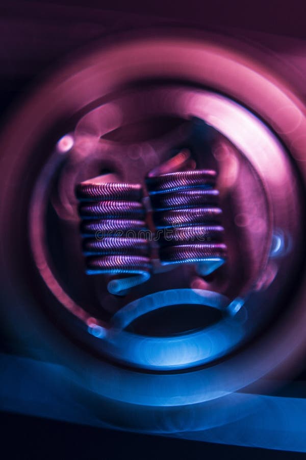 Vertical Shot of Coils for Vape Stock Photo - Image of fused, colorful ...