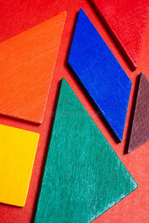 Vertical Shot of Colorful Dissection Puzzle Pieces Stock Photo - Image ...