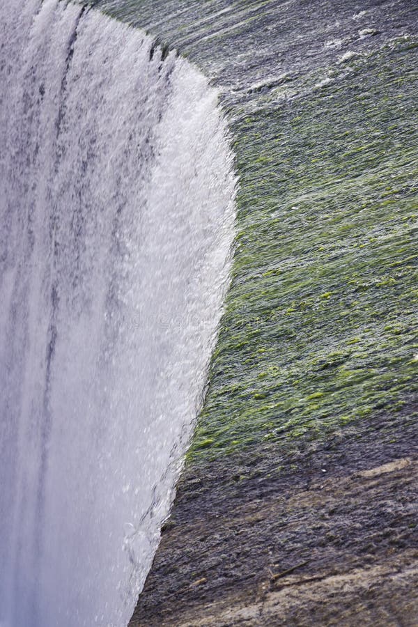 Colorful Waterfall Strata on the Left Fork Stock Photo - Image of ...