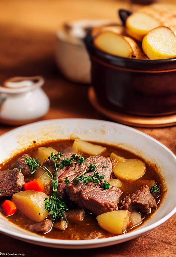 Vertical Shot of Delicious Beef Bourguignon Stock Photo - Image of meal ...