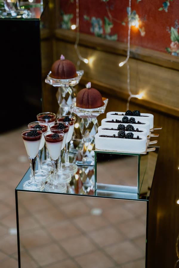 Dessert Corner Buffet stock image. Image of lounge, feed - 15191461