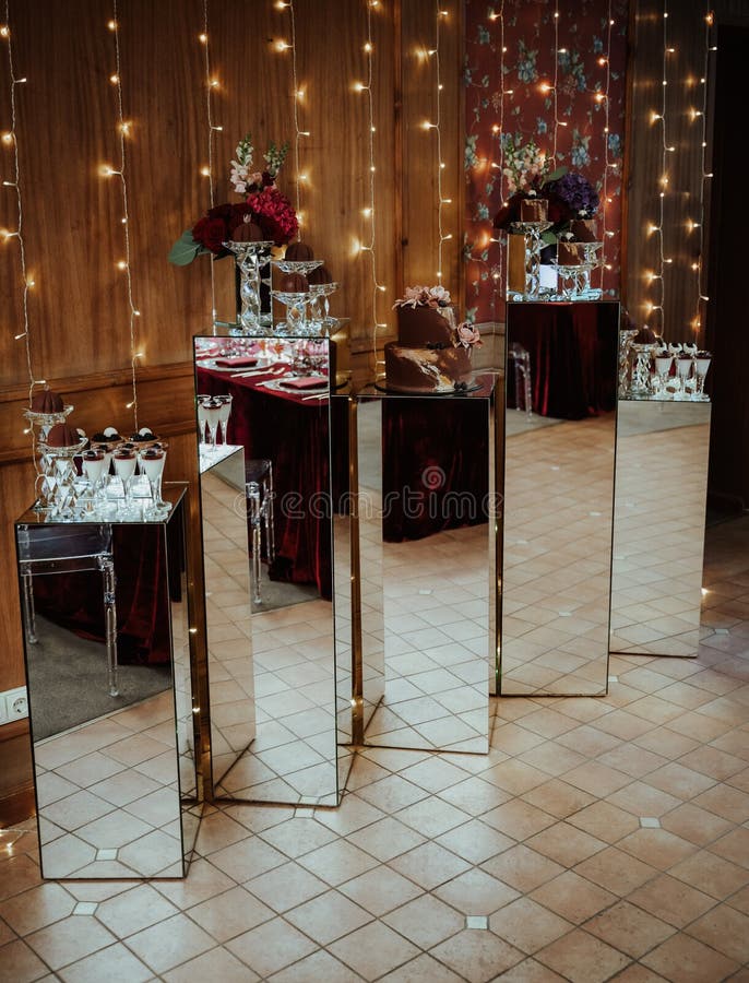 Dessert Corner Buffet stock image. Image of lounge, feed - 15191461