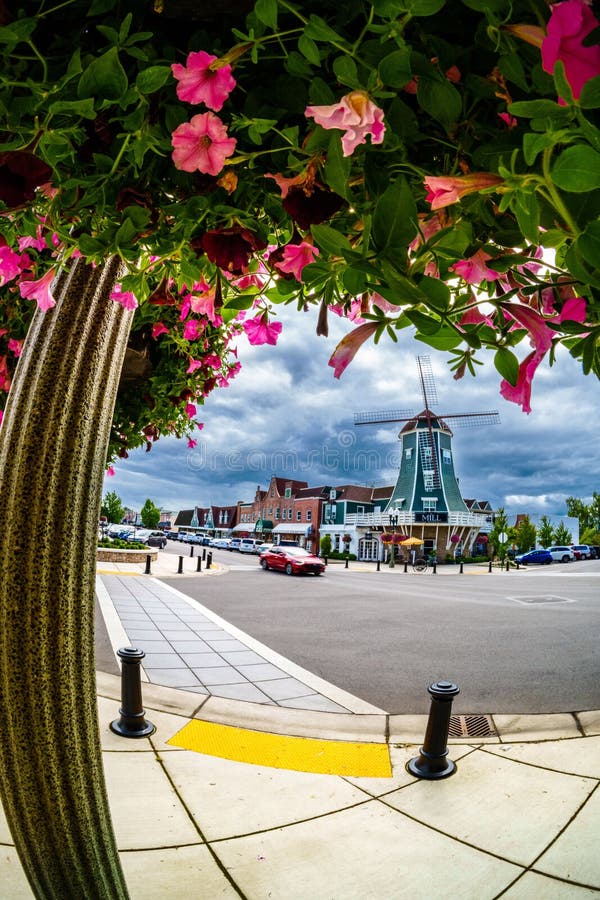 Vertical Shot of Downtown Lynden Stock Photo - Image of studio ...