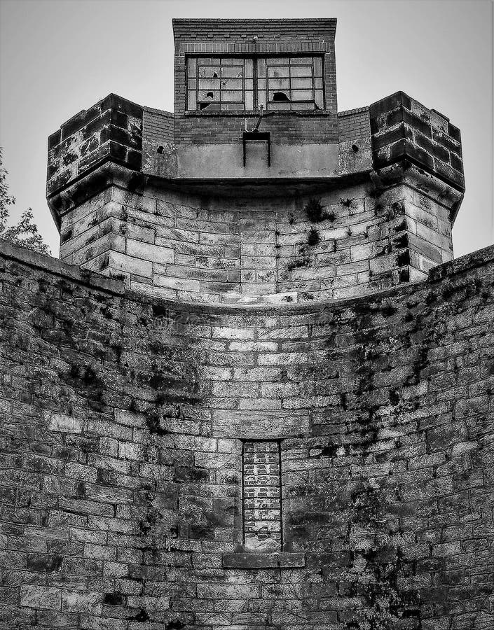 Vertical Shot of the Eastern State Penitentiary in Philadelphia ...