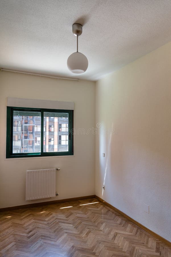 Vertical Shot of an Empty Room Interior Stock Image - Image of style ...