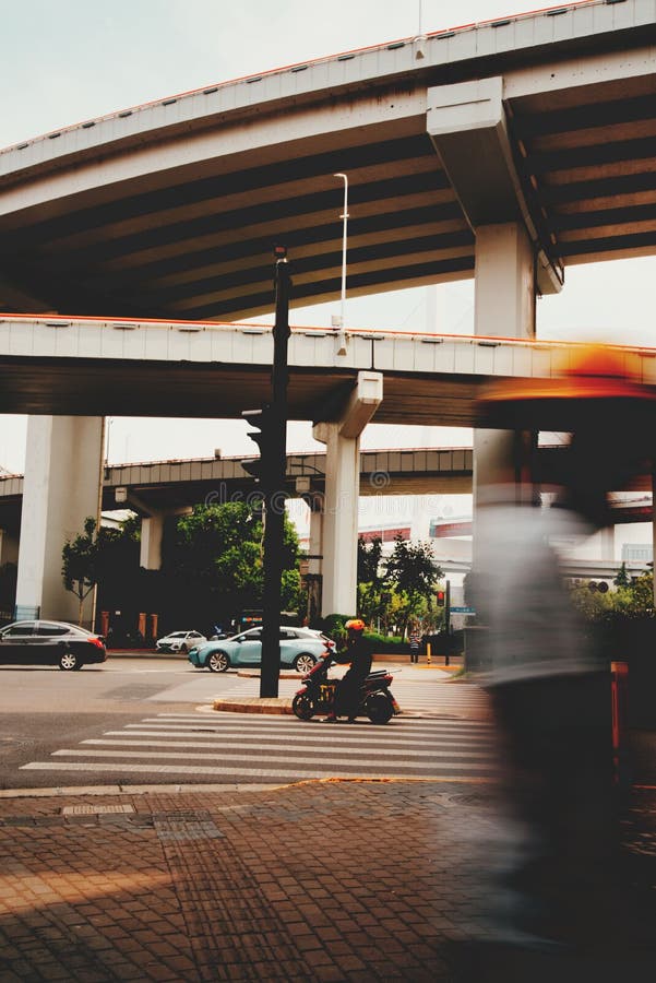 Vertical Shot of the Everyday Life. Shanghai, China Editorial Photo ...