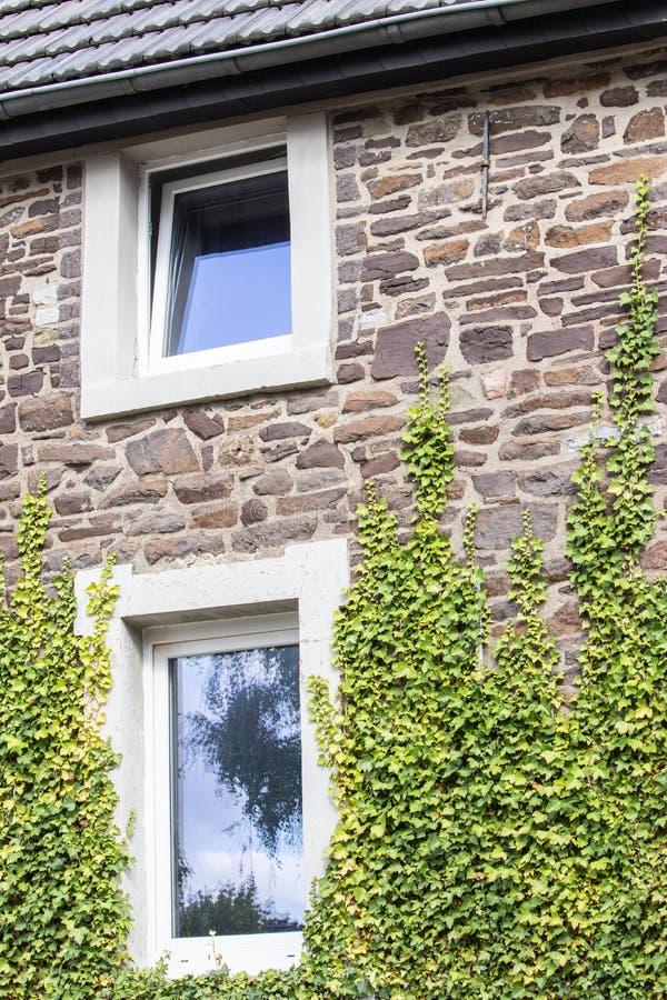 Vertical Shot of a Facade of a House Stock Image - Image of modern ...