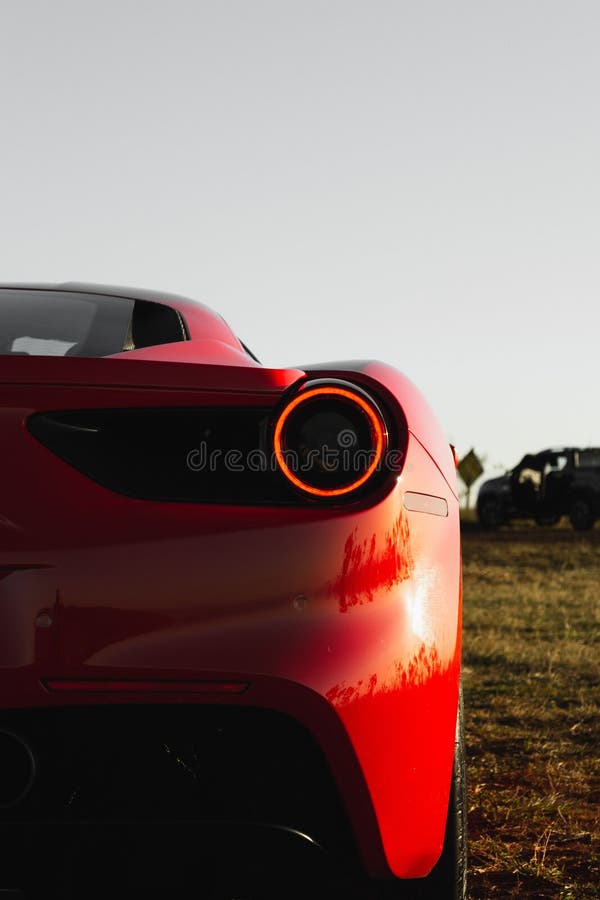Vertical Shot of Ferrari 488 GTB on a Sunny Day Editorial Photo - Image ...