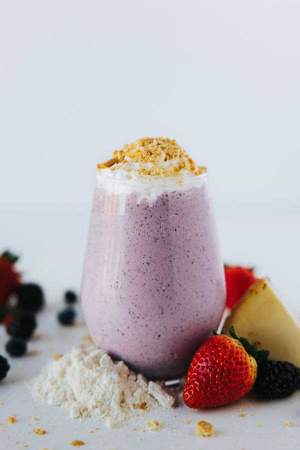 Vertical Shot of a Fruit Smoothie Stock Photo - Image of smoothie ...
