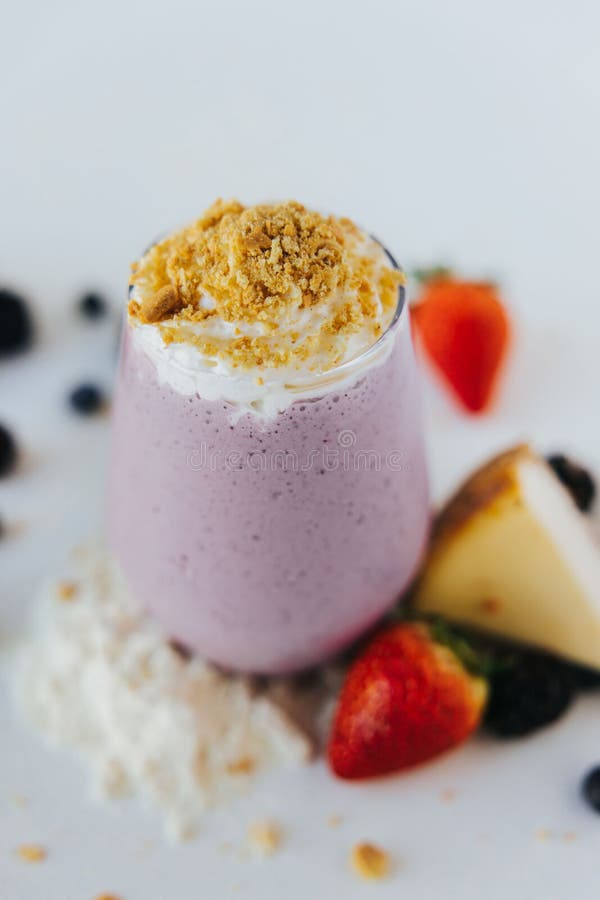Vertical Shot of a Fruit Smoothie Stock Image - Image of vertical, cold ...