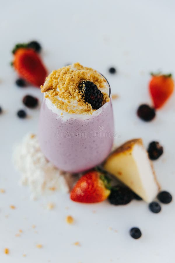 Vertical Shot of a Fruit Smoothie Stock Photo - Image of background ...