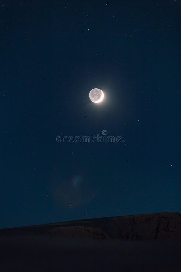 Full Moon Night Sky Stars stock image. Image of space - 19052281