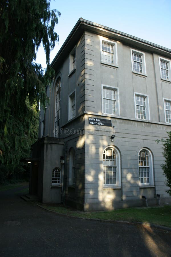 Vertical Shot of a Gray Building S Exterior Stock Image - Image of ...