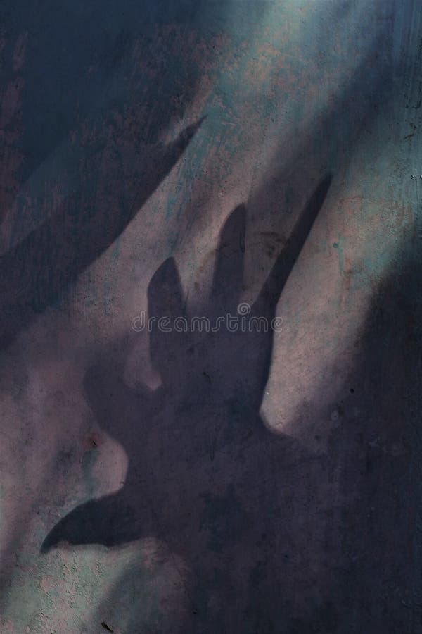 Vertical Shot of a Hand Shadow on the Wall Stock Photo - Image of ...