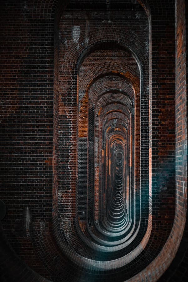 Vertical Shot of Huge Oval-shaped Brick Frames Stock Image - Image of ...