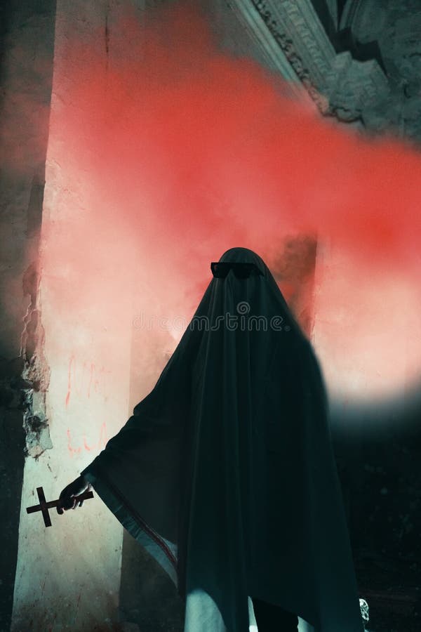 Vertical Shot of Human in Ghost Costume with Sunglasses Stock Image ...