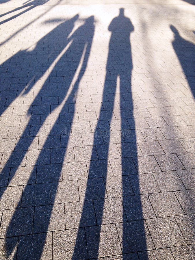 Human shadows stock photo. Image of architecture, silhouette - 16338852