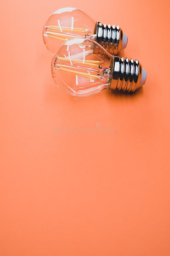 Vertical Shot of Incandescent Light Bulbs Stock Photo - Image of think ...