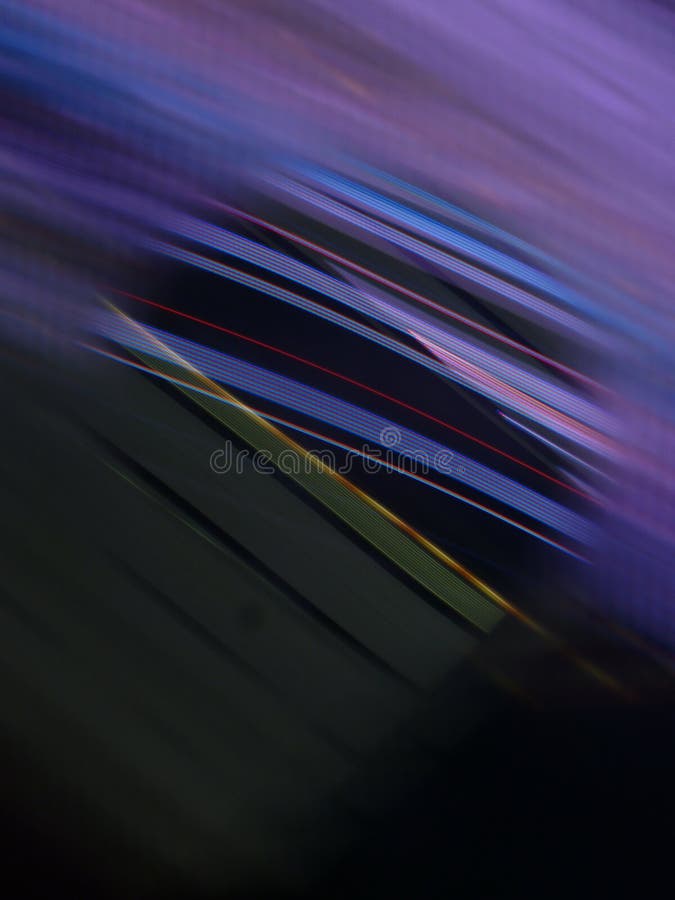 Vertical Shot Of Incredible Light Layers With Virtual Space Structure ...