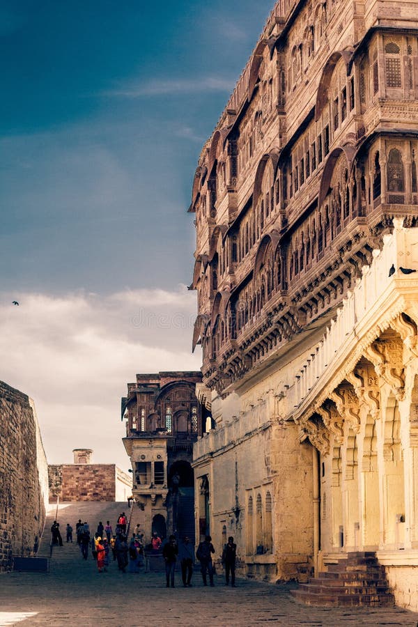 Vertical Shot of an Incredibly Beautiful Building in India Stock Image ...