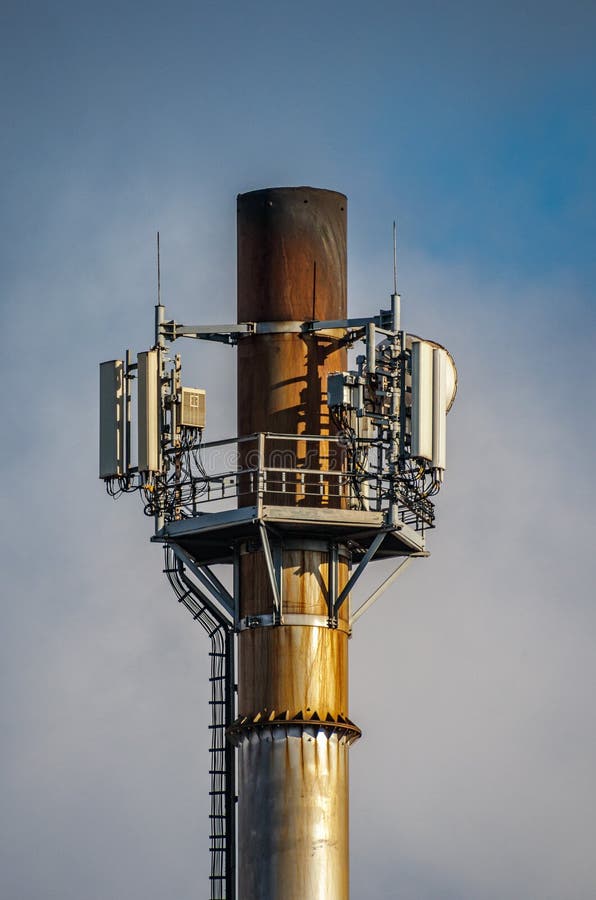 Vertical Shot of an Industrial Tube Stock Photo - Image of heavy ...