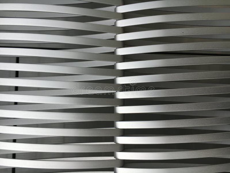 Vertical Shot of Long White Metal Pieces Next To Each Other Stock Photo ...