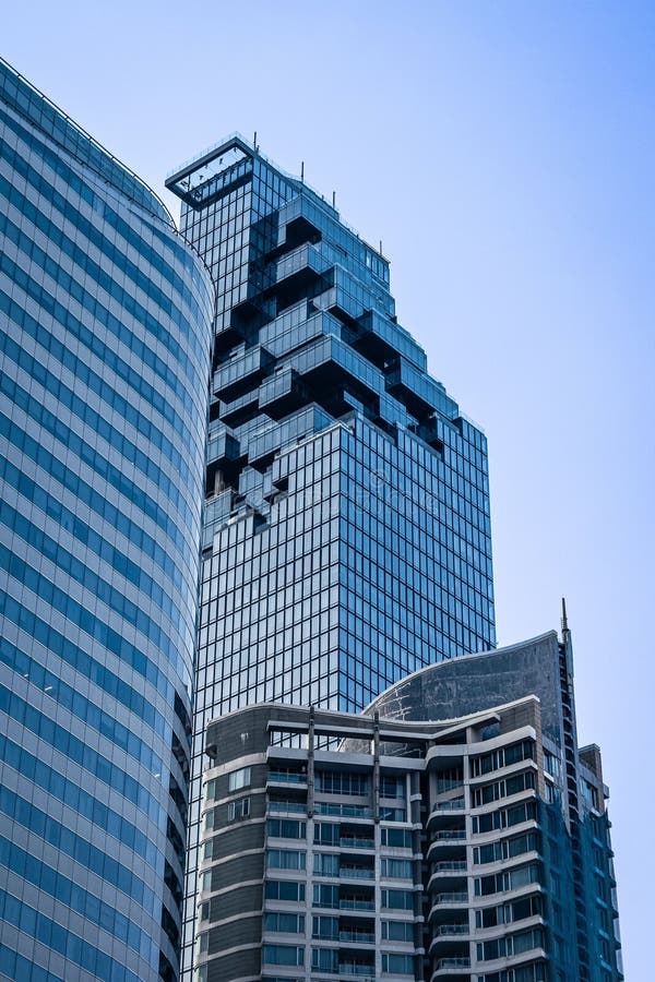 Vertical Shot of the Mahanakorn Tower in Bangkok Editorial Photo ...