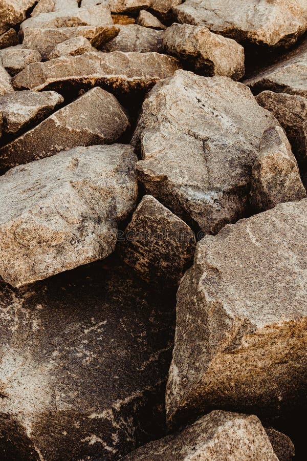 Vertical Shot of Massive Rocks on the Beach, Perfect for Wallpapers ...