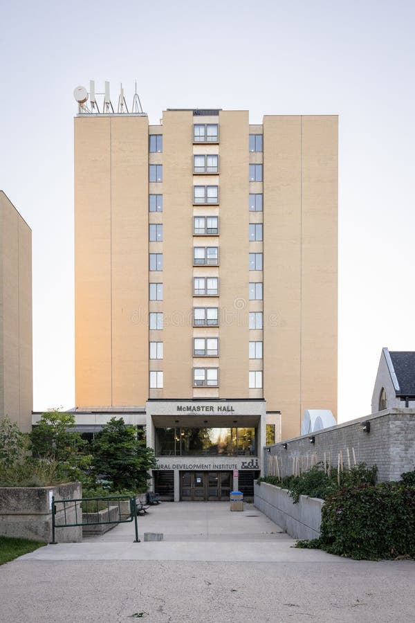 Vertical Shot of the McMaster Hall at Brandon University in Manitoba ...