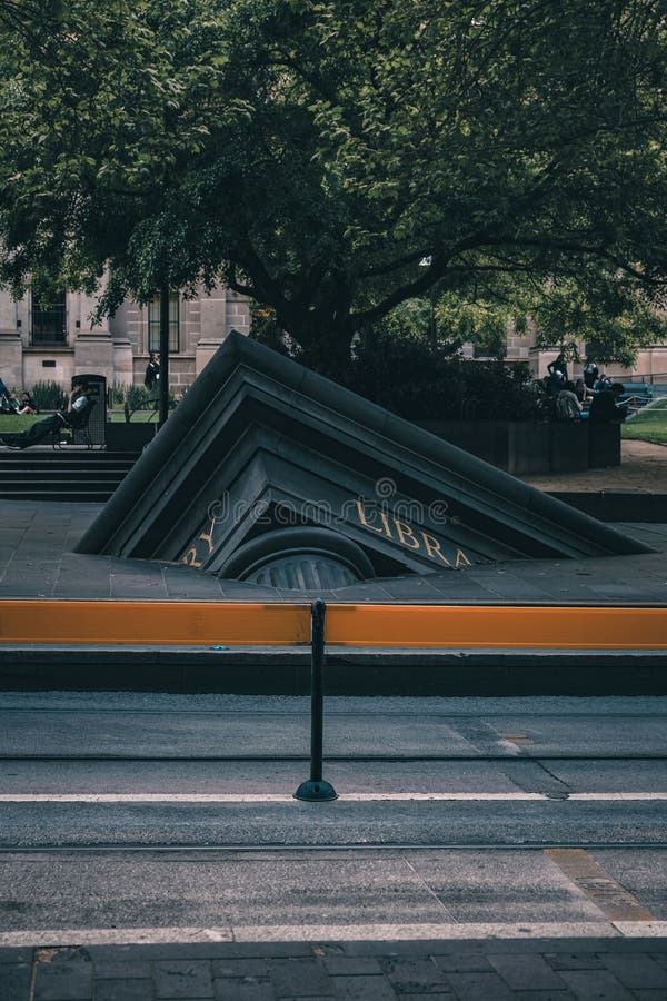 Vertical Shot of the Melbourne Public Library Editorial Photo - Image ...