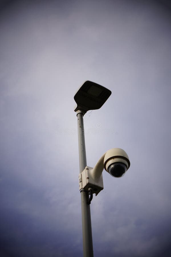 268 Lamp Post Security Camera Stock Photos - Free & Royalty-Free Stock ...