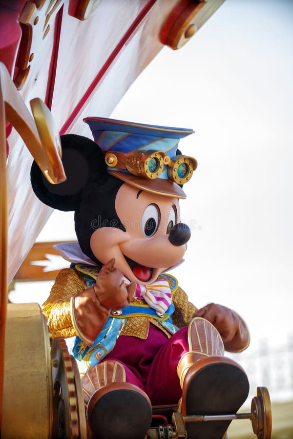 Vertical Shot of a Mickey Mouse Sculpture in Paris, Disneyland ...