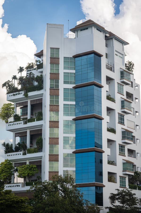 Vertical Shot of Modern Buildings in Bangkok, Thailand Editorial Stock ...