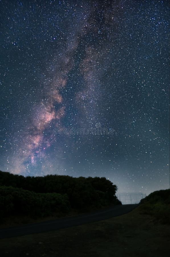 Vertical Shot of the Night Sky Full of Stars Stock Image - Image of ...