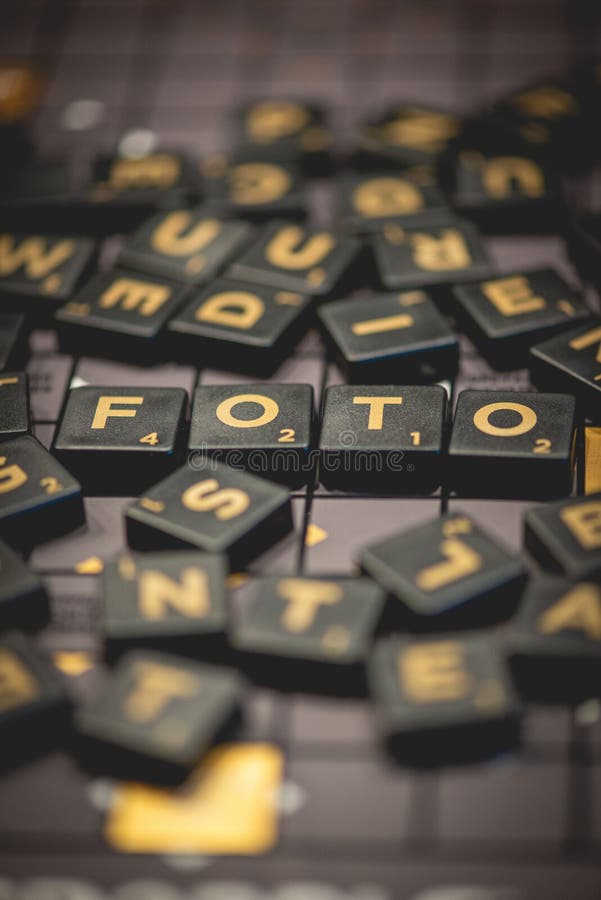 Vertical Shot of Numbered Letters with the Writing Foto - Perfect for ...