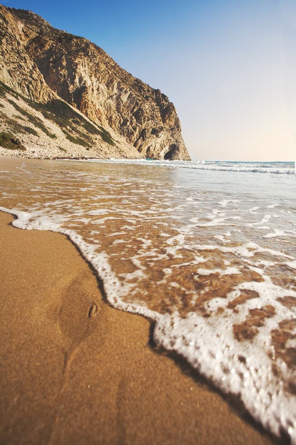 Water Receding in Beautiful Beach in Thane Stock Image - Image of ...
