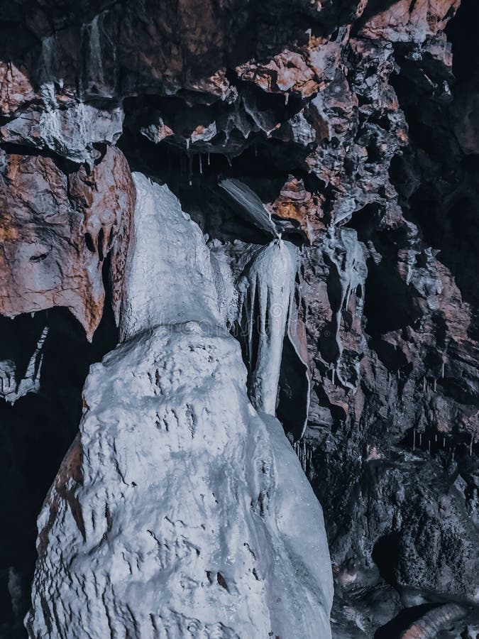 Vertical Shot of an Old Cave Stock Image - Image of nature, cave: 201067195