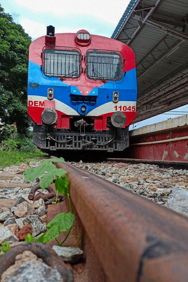 Vertical Shot of an Old Train Front Part. Editorial Stock Image - Image ...