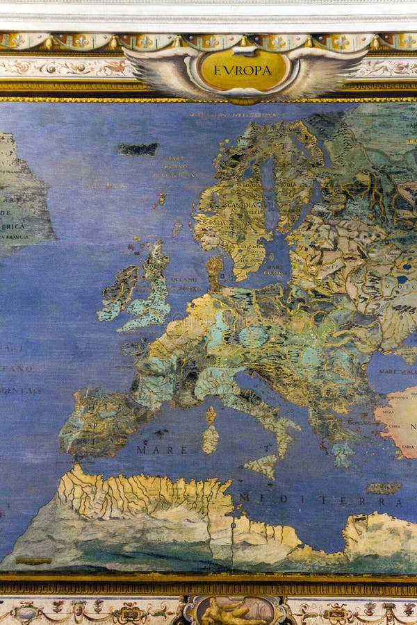 Vertical Shot of an Old World Map Texture Stock Image - Image of ...