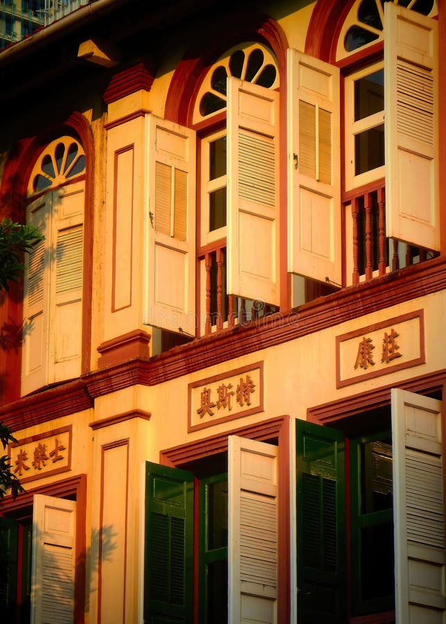 Vertical Shot of Open Windows of a Building in Singapore, Singapore ...