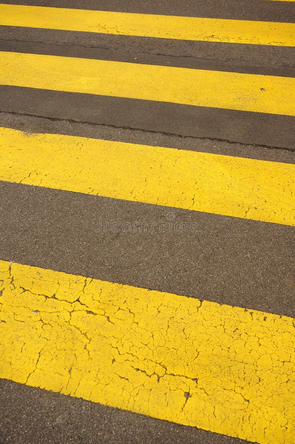 Vertical Shot of a Pedestrian Crossing Stock Image - Image of crosswalk ...