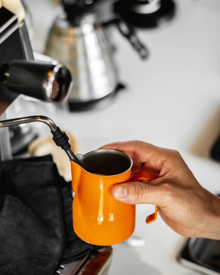 Person Making Coffee Picture. Image: 113907817