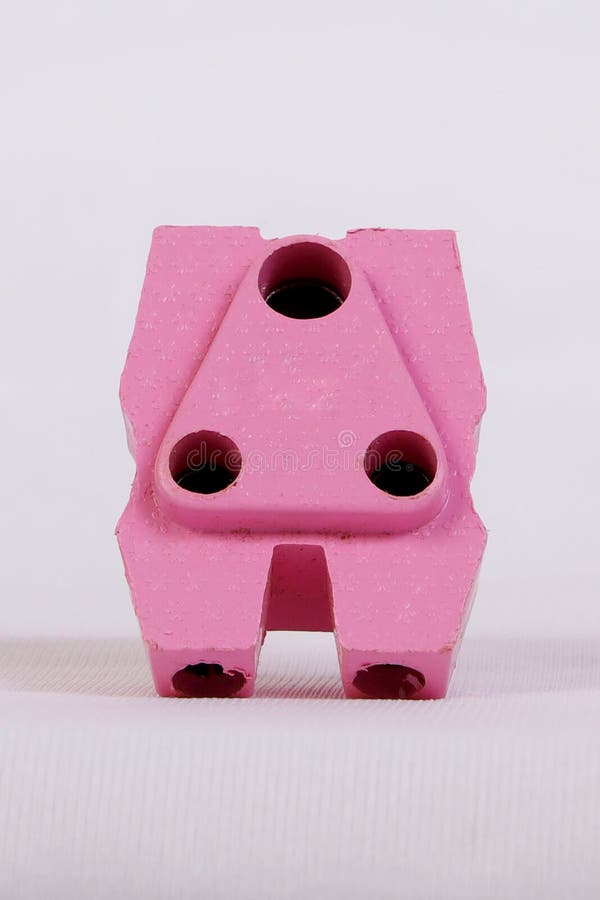 Vertical Shot of Pink Plug Universal Socket Adapter Stock Image - Image ...